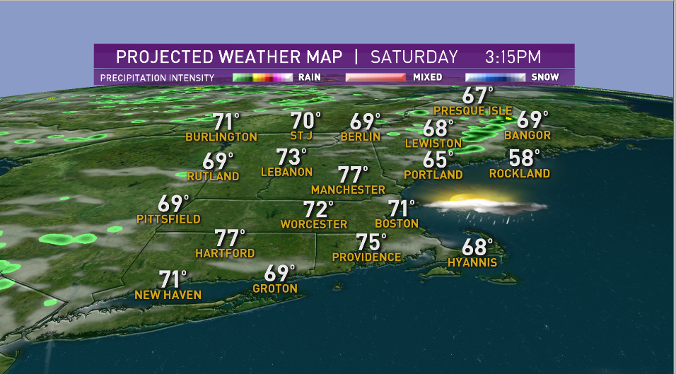 Winning Weekend With Just a Few Scattered Showers – NBC Boston