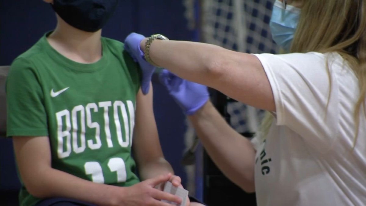 Needham Vaccine Clinic: Middle School Students Get Pfizer Shot – NBC Boston