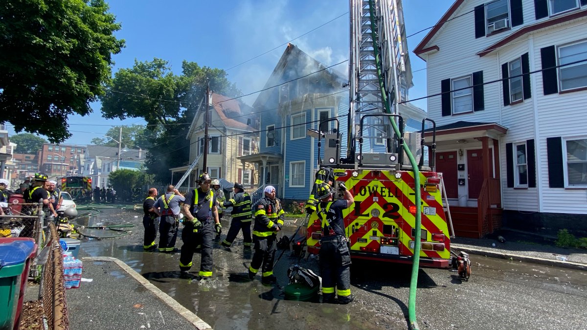 Lowell MA Fire on Clare Street – NBC Boston