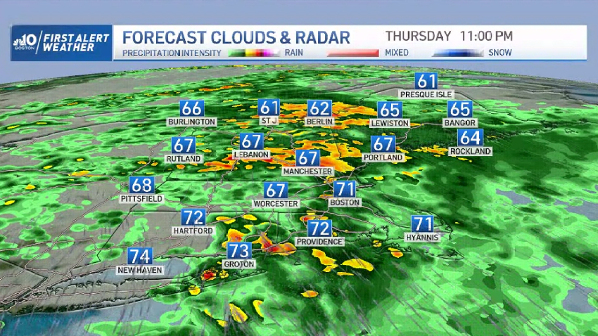 Severe Thunderstorms Possible In New England Overnight Nbc Boston