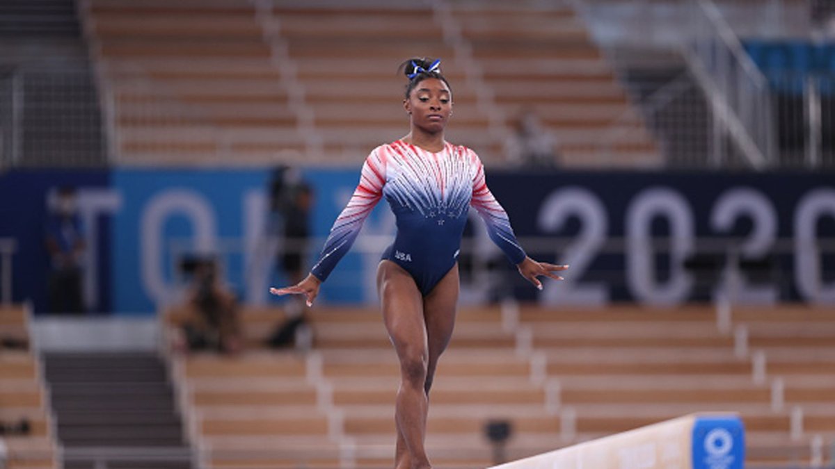 Simone Biles Wins Bronze In Womens Balance Beam Nbc Boston