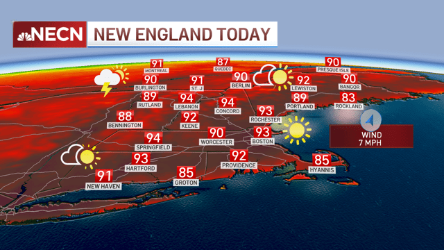 Mass. Weather Forecast: When Will the Heat Wave End? – NBC Boston