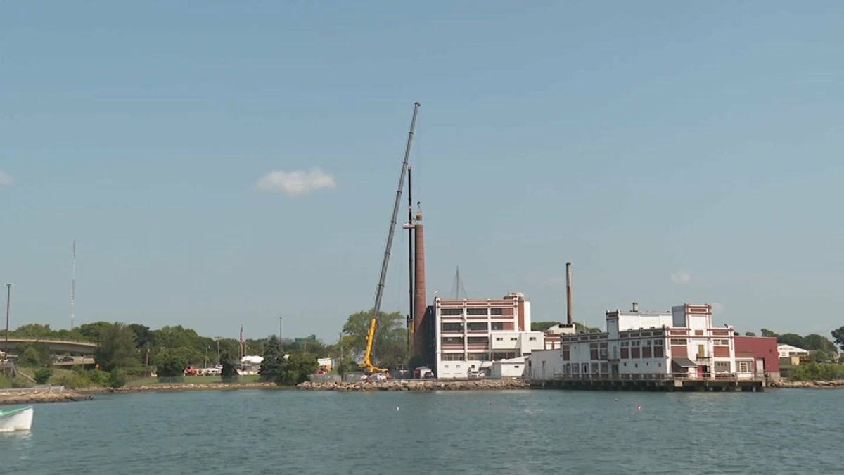Iconic Maine Smokestack Being Taken Down – NBC Boston