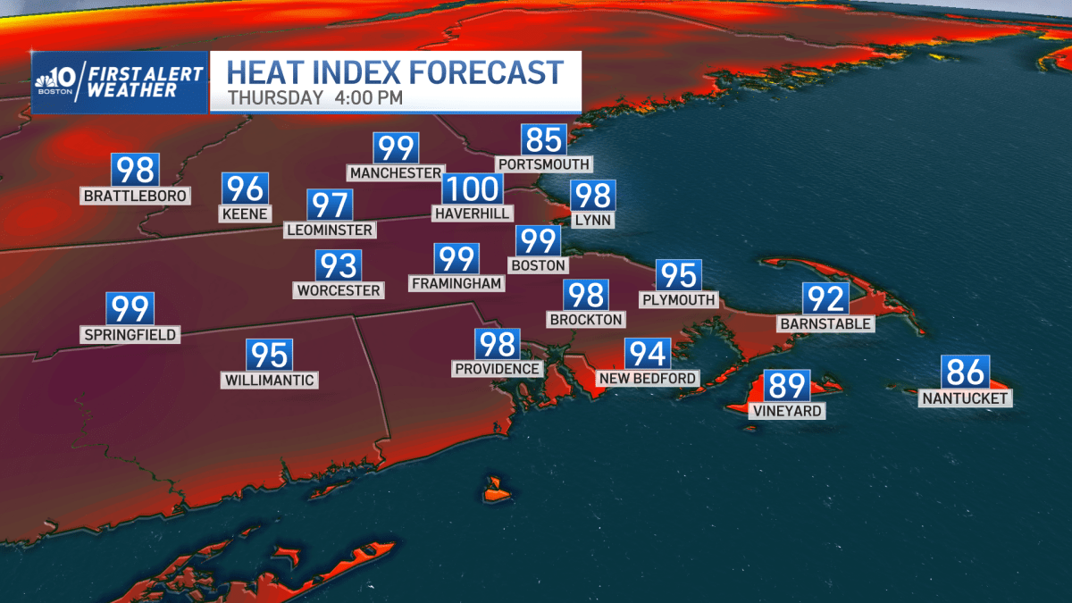 Mass. Heat Wave: What to Expect – NBC Boston