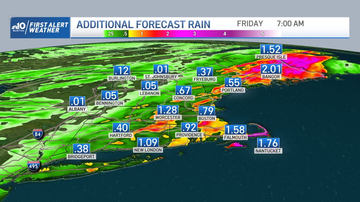 Downpours to Dump Up to 2 Inches of Rain, Cause Flooding Thursday – NBC ...