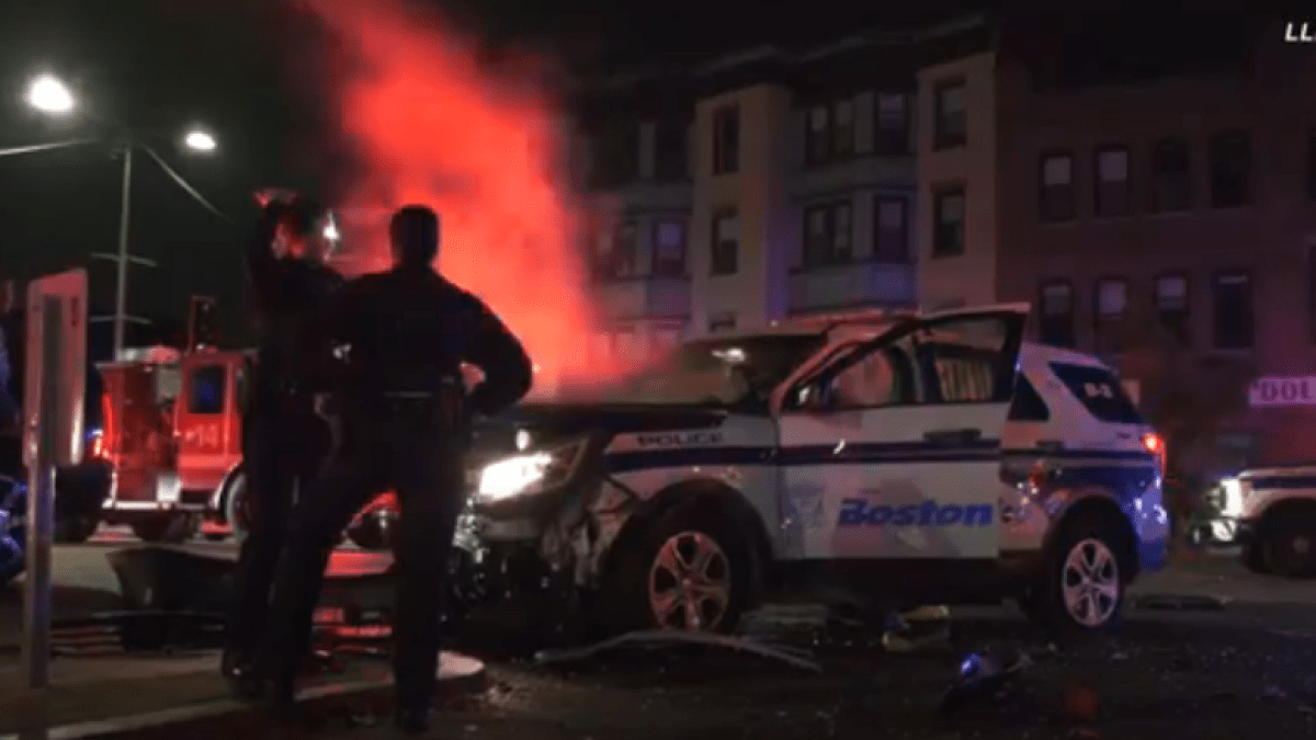 Boston Cop in Crash – NBC Boston