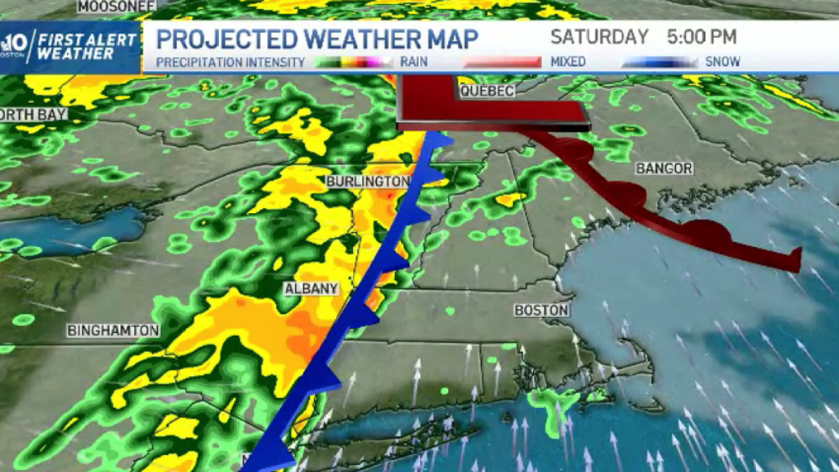 Mass. Weather Forecast: Saturday Storms Could Bring Damaging Wind, Rain ...