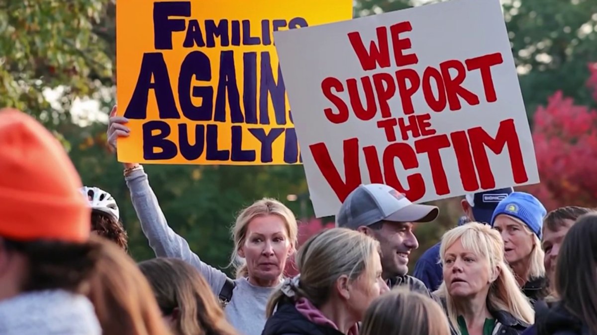 Dozens Rally Against Bullying at Wellesley High School After Violent ...