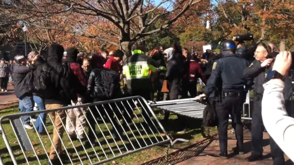 Boston Common Mask, Vaccine Protest: Video, Updates – NBC Boston
