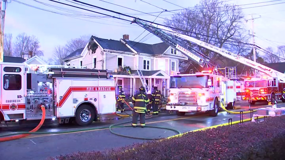 Foxboro MA Fire: Firefighters Work to Save Christmas Presents From ...