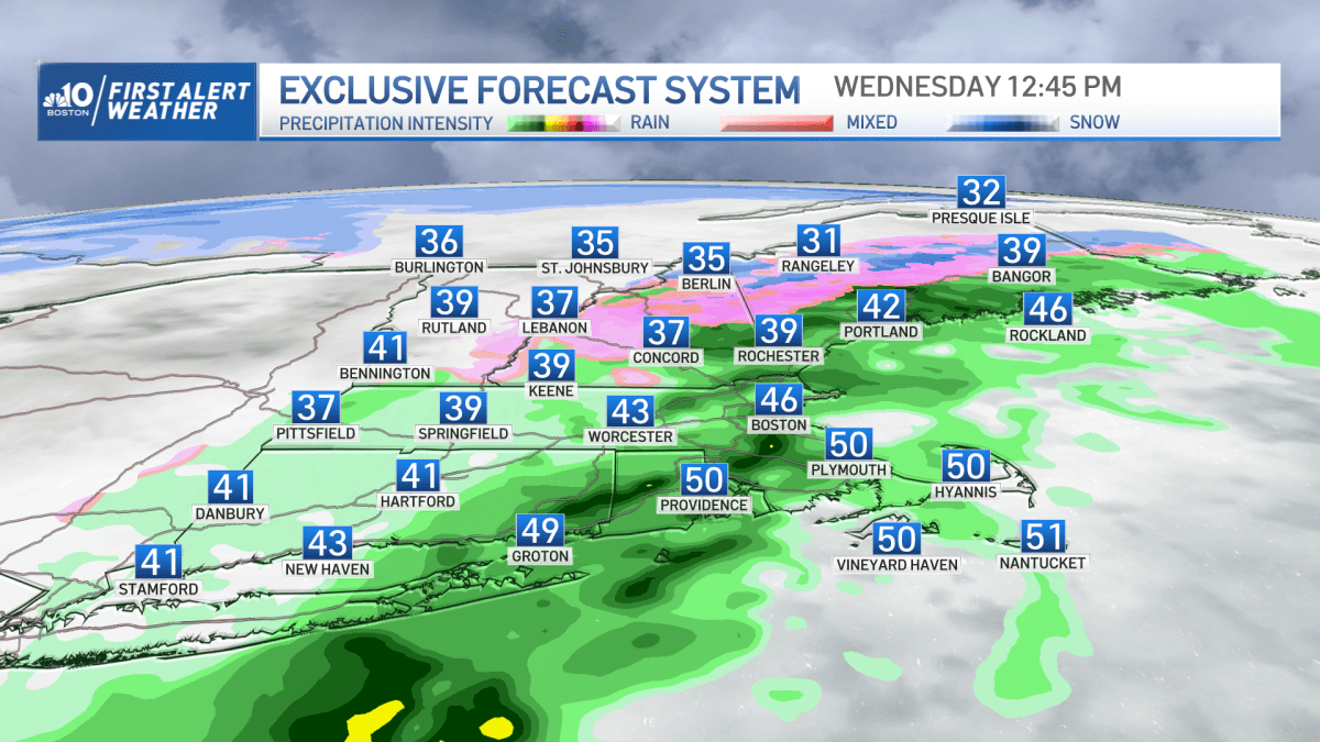 Wednesday Warmup Follows Freezing Rain – NBC Boston