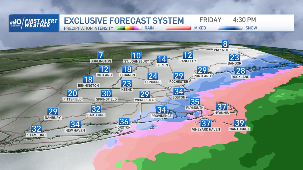 FIRST ALERT: Two Storm Systems Approaching New England – NBC Boston