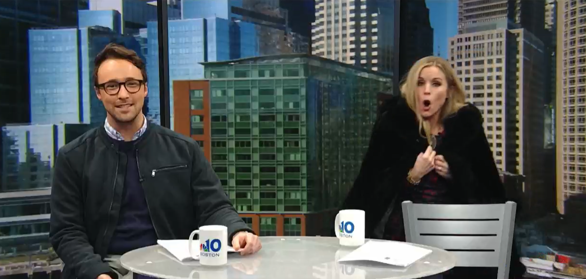 Maria Sansone Rocks a Faux Fur Jacket On-Air – NBC Boston