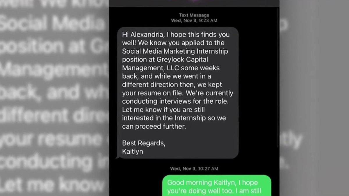 College Student Thought She Landed a Paid Internship. Then Scammers ...