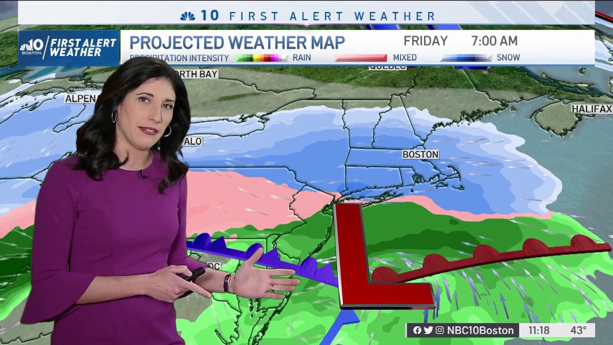 Forecast: All Eyes on Friday’s Winter Storm – NBC Boston