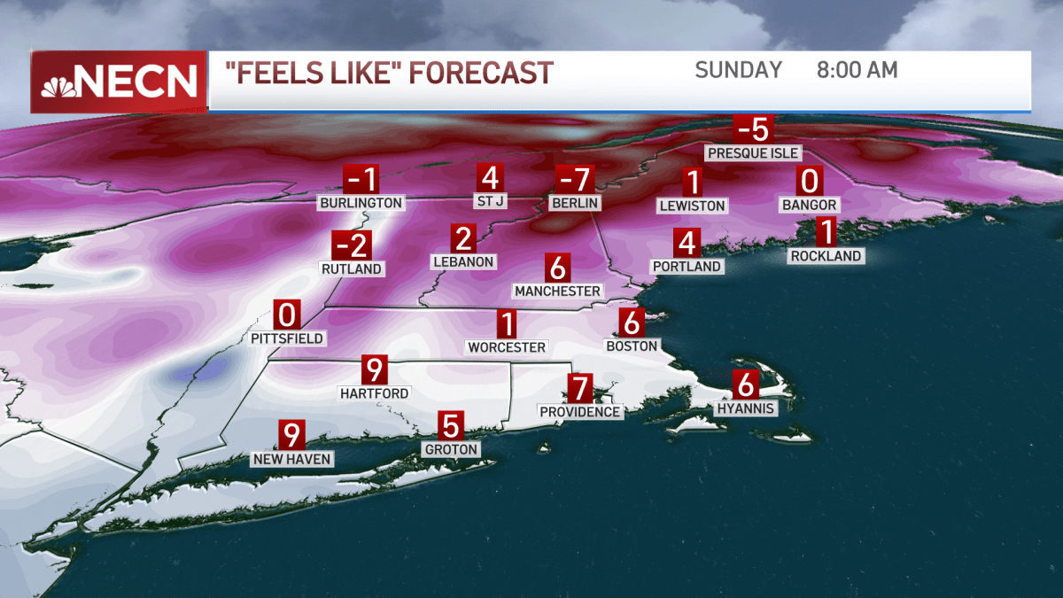 Chilly Sunday Morning With Plenty of Sunshine – NBC Boston
