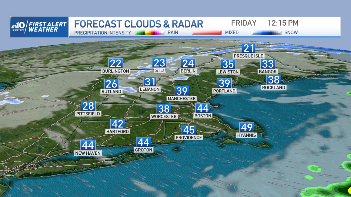 Strong Wind, Scattered Power Outages Friday – NBC Boston