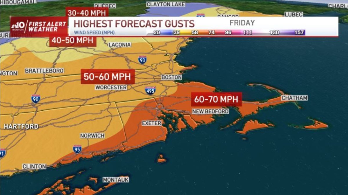 New England Weather: Winds Could Cause Power Outages – NBC Boston