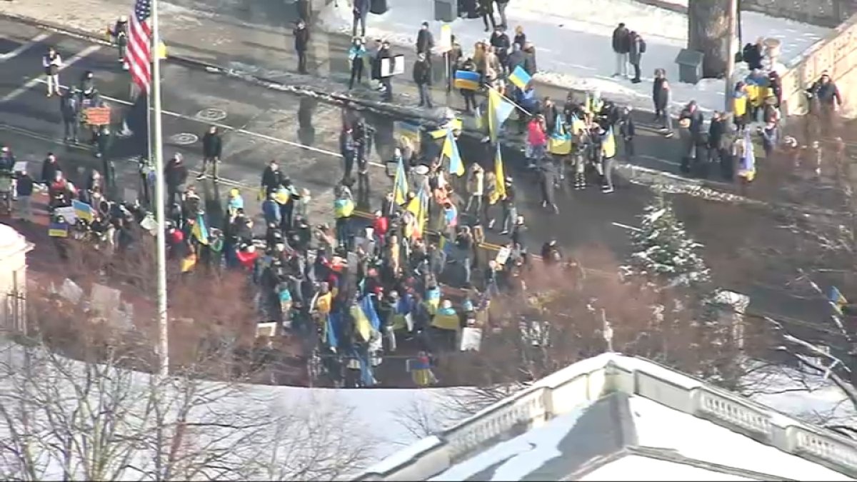 Boston Demonstration in Support of Ukraine – NBC Boston