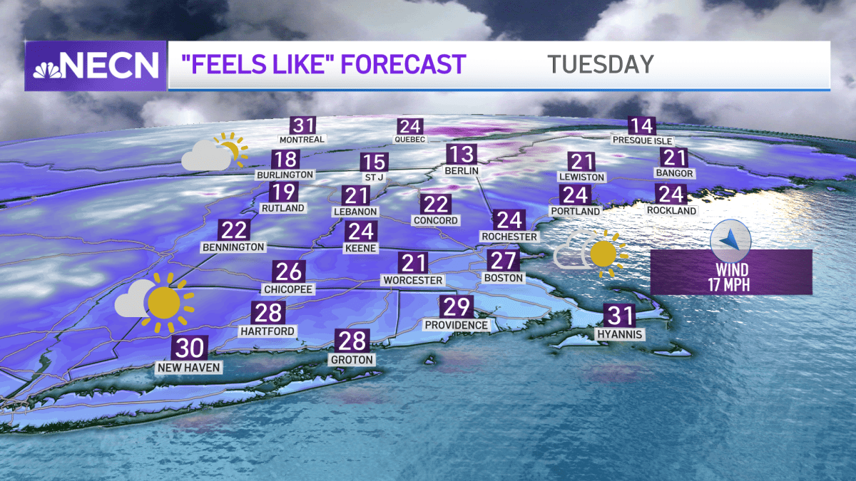 Boston Weather Forecast: Chilly Again Tuesday, Warmer End to the Week ...