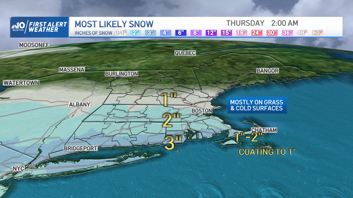 Boston Snow Forecast: How Much Will It Snow Today, This Weekend? – NBC ...