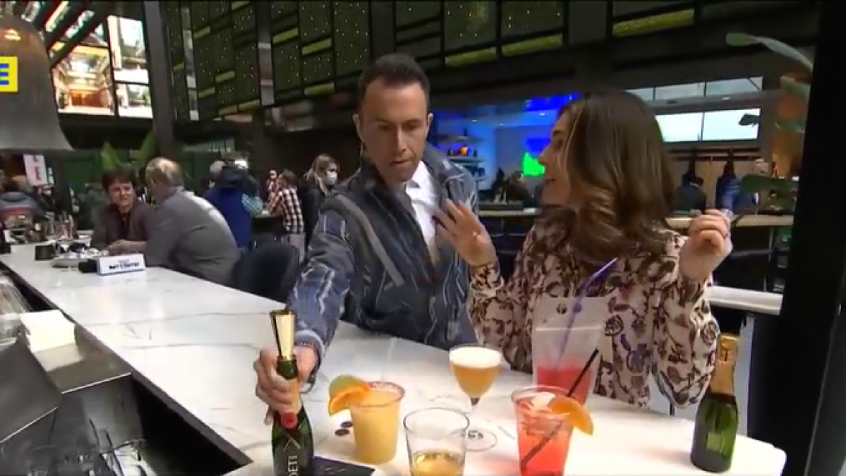 Derek Zagami and Anna Rossi Check out the Cocktails at High Street ...