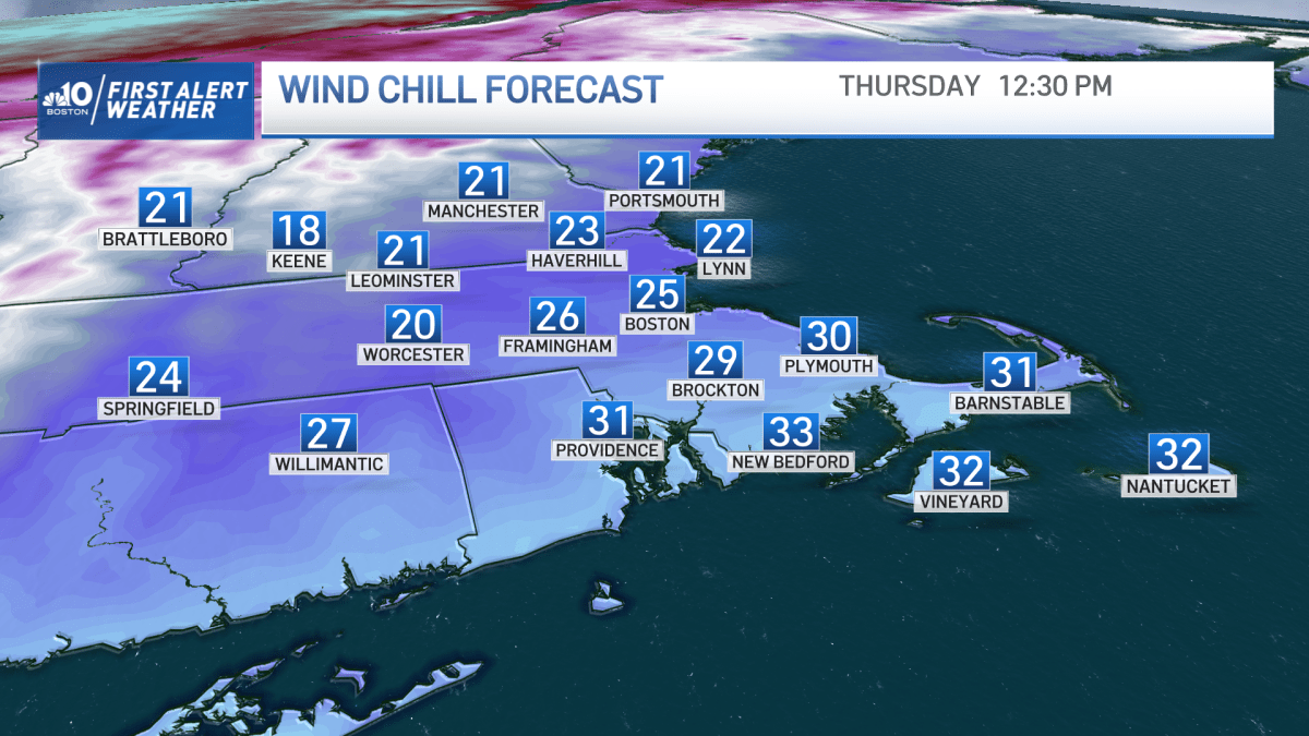 Snow, Rain Showers Early Thursday Morning – NBC Boston