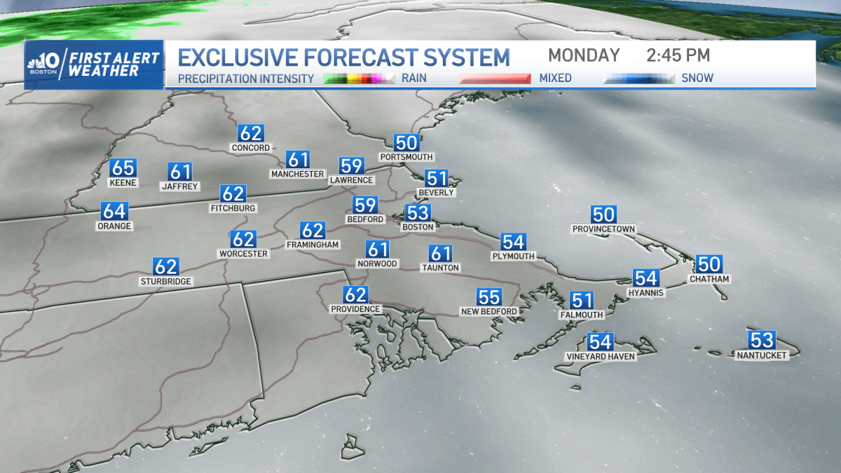 Weather in Boston Today: Dry Monday Before Rain Showers Move In – NBC ...