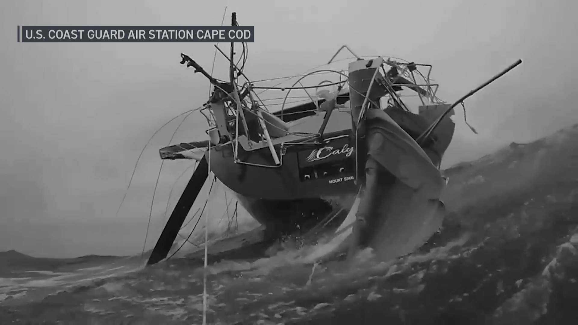 Coast Guard Cutter Rough Seas
