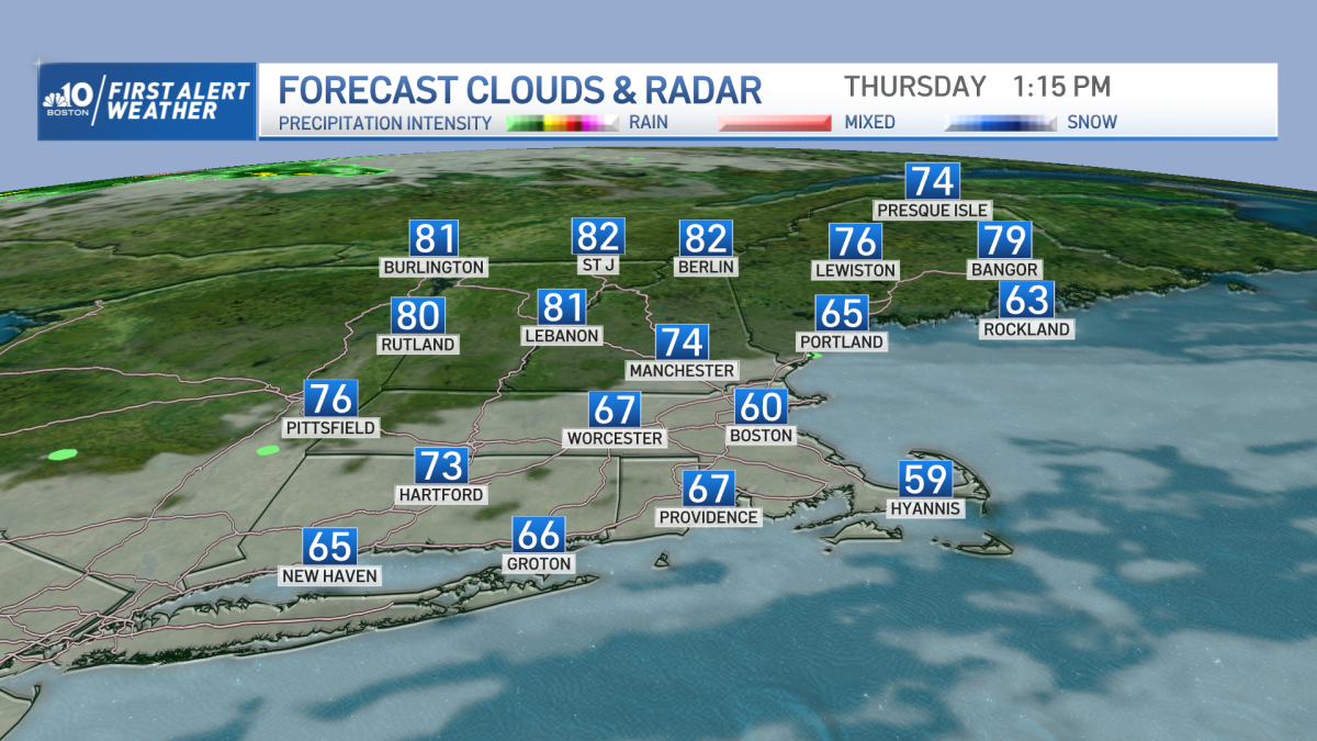 Weather in Boston Today: Warmup Begins Thursday After Cloudy, Cool ...