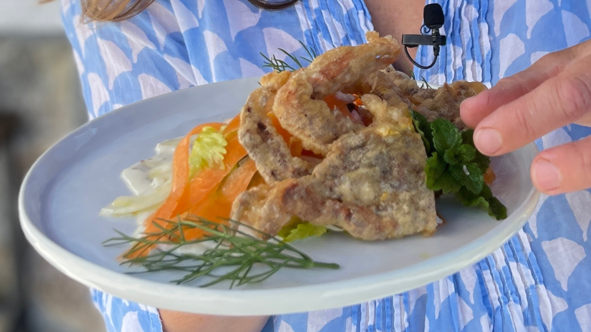 Scrumptious Soft Shell Crab Francaise with a Simple Slaw and a Lime ...