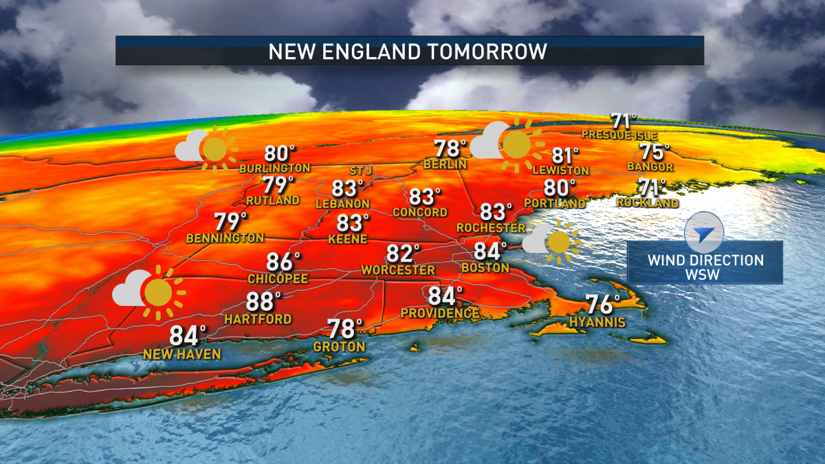 Mass. Weather Forecast Thursday – NBC Boston