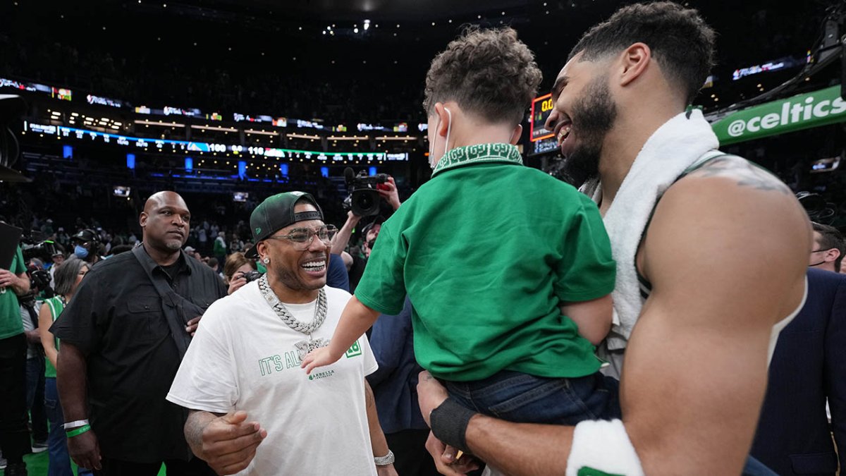 Jayson Tatum, Nelly Share Cool Moment With Deuce After Game 3 – NBC Boston