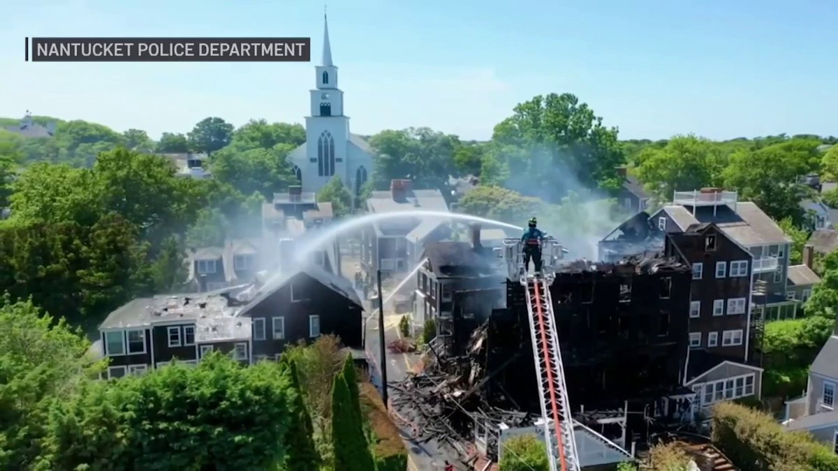 Aerial Video Shows Massive Nantucket Hotel Fire – NBC Boston