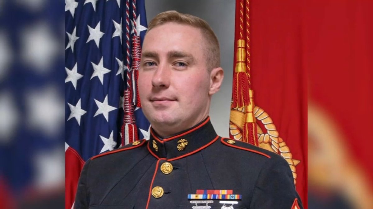 Matthew Partyka Procession: Hingham Residents Honor Late Marine – NBC ...