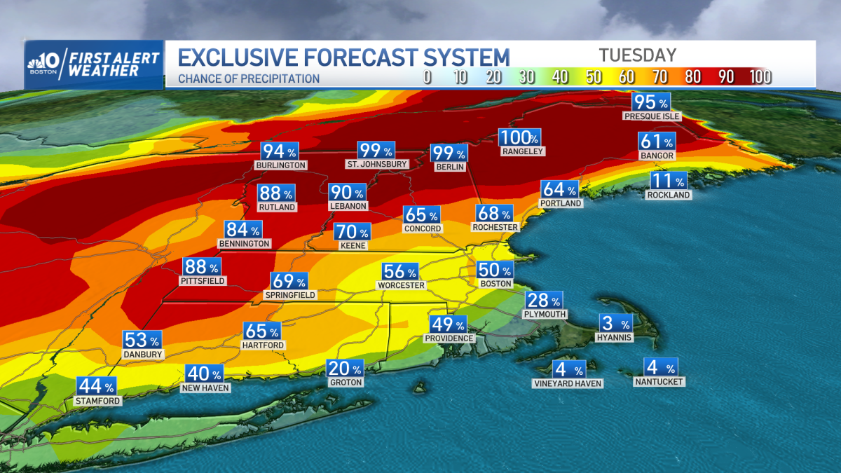 Boston, MA Weather Today: Scattered Storms and Record Heat Coming – NBC ...