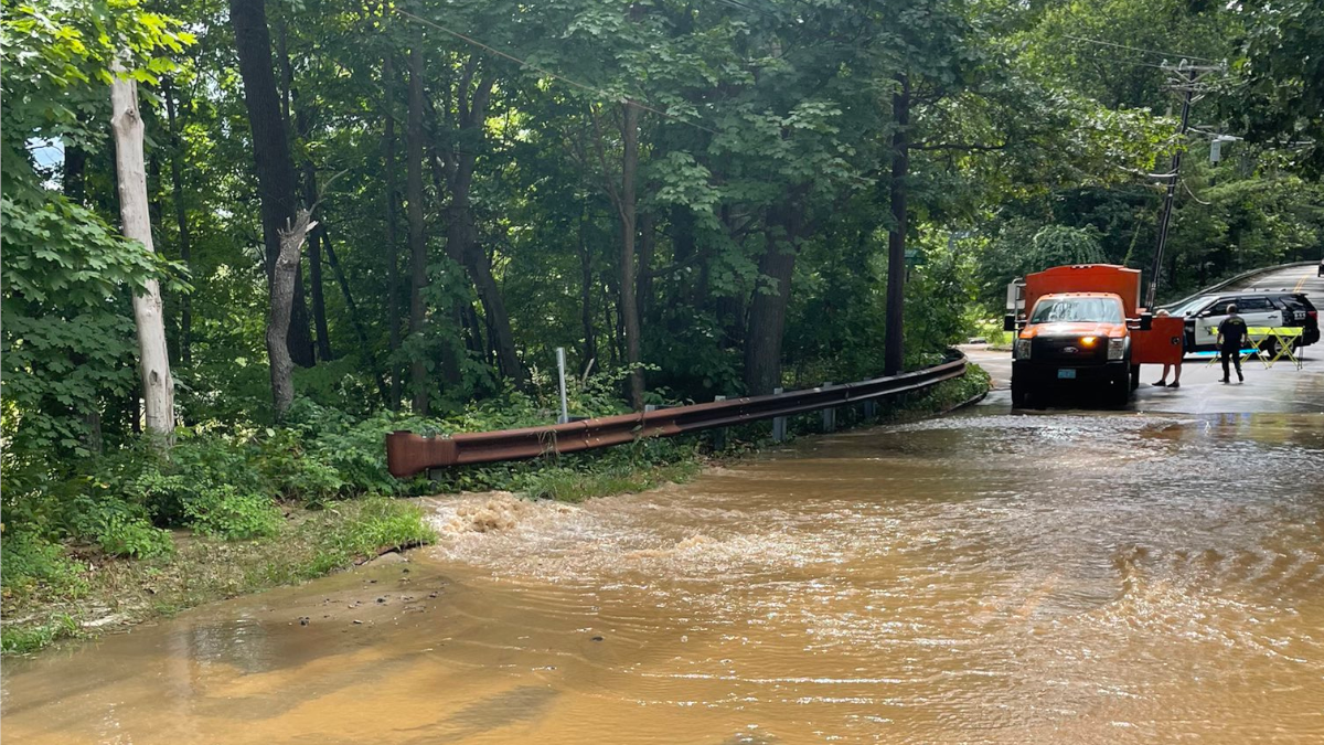 Water Main Break Closes Road in Wellesley – NBC Boston