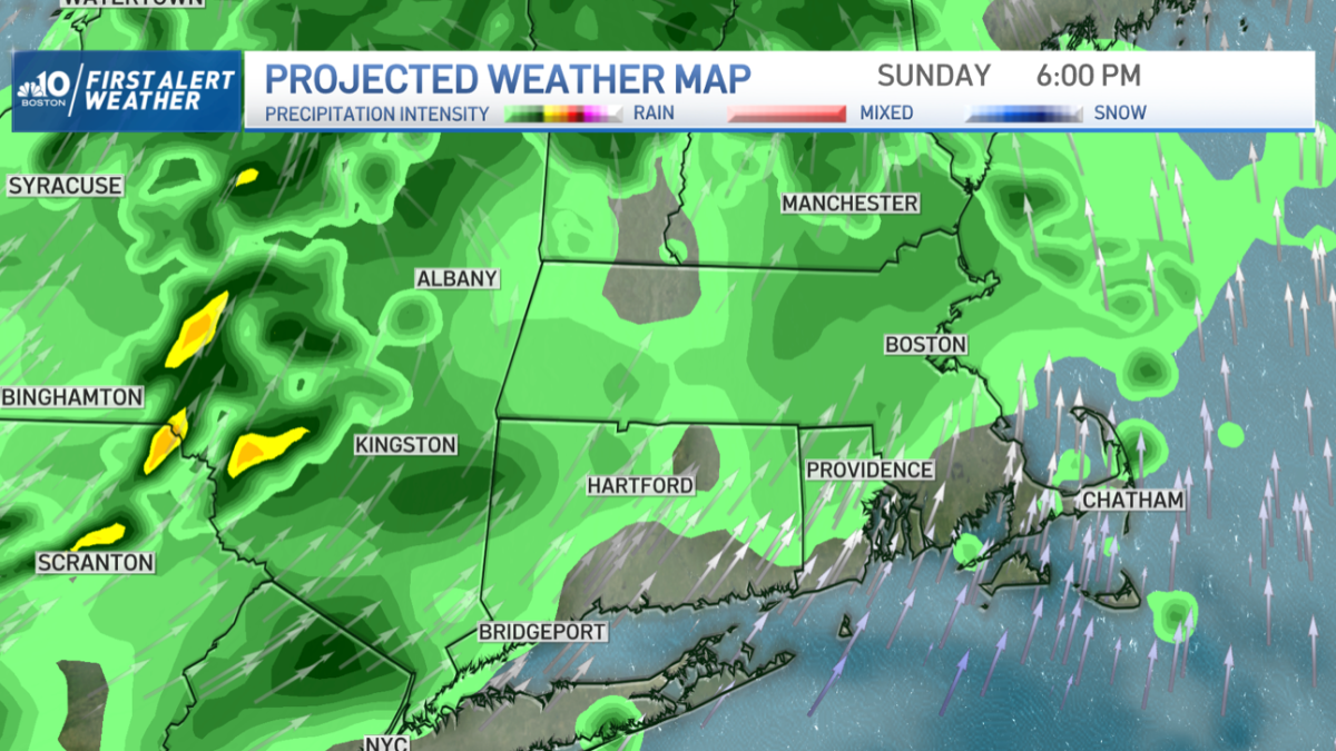 First Alert Severe Thunderstorms Threaten Parts Of Region Nbc Boston