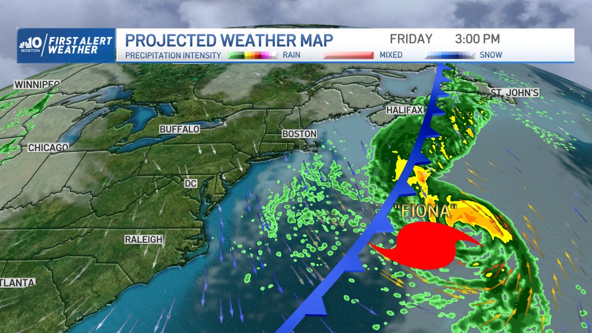Hurricane Fiona Expected to Impact Massachusetts, New England – NBC Boston