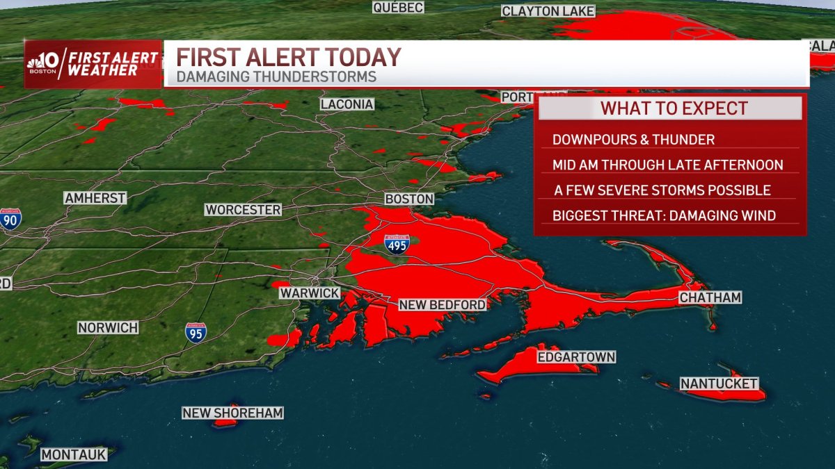 Severe Thunderstorm Warnings Thursday in Mass., Watch Live Weather ...