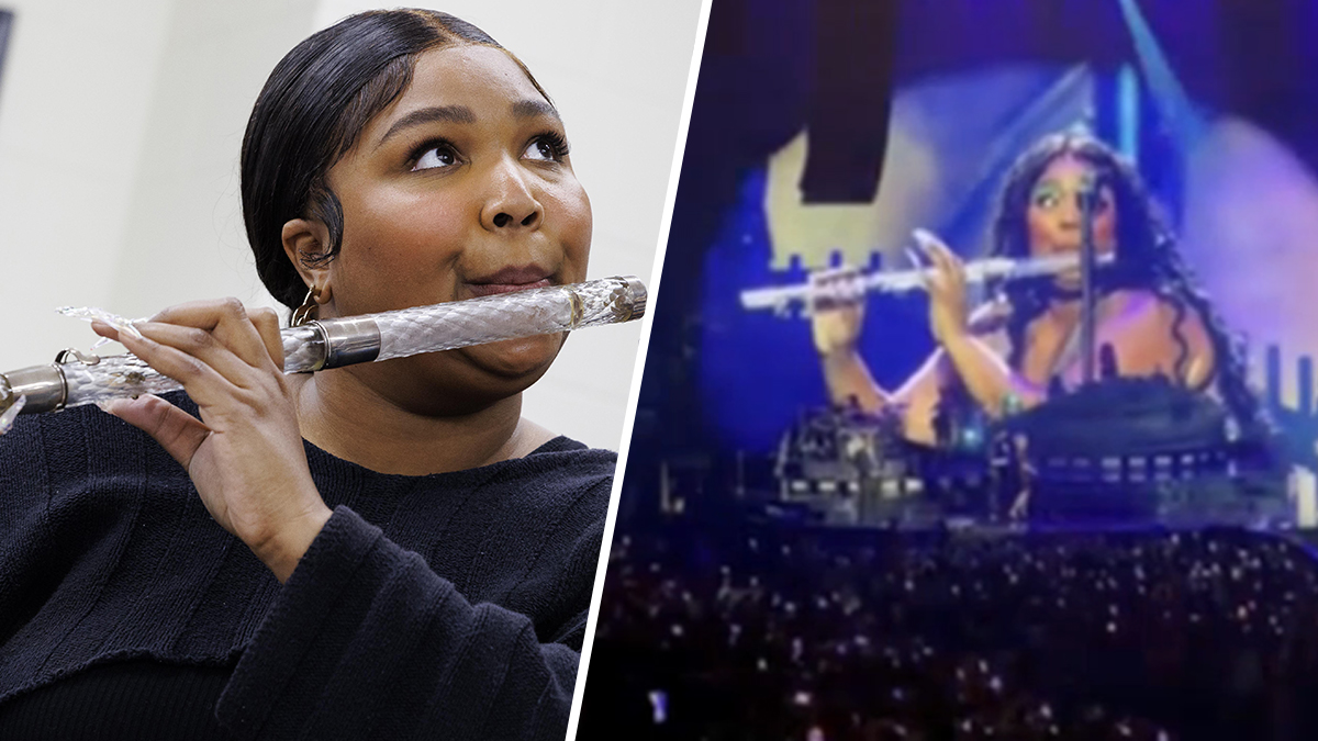 Video: Lizzo Plays James Madison’s Crystal Flute on Stage in DC – NBC ...