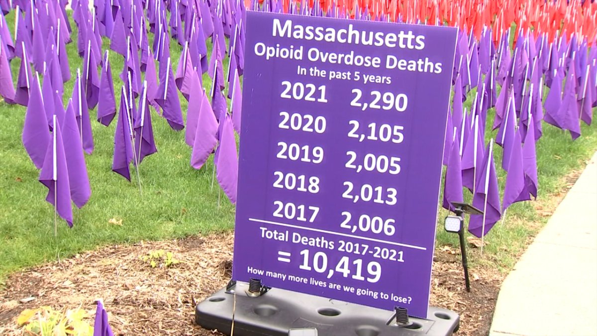 2021 Opioid Overdoses in Mass. Remembered – NBC Boston