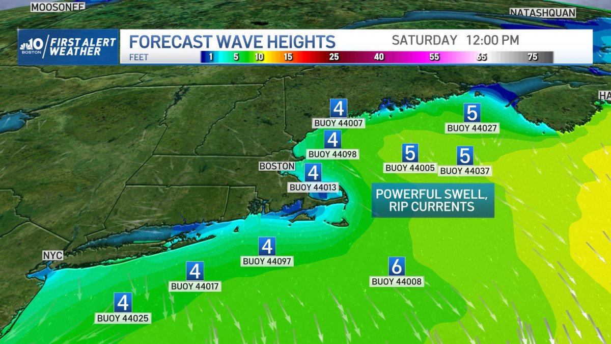 Bigger Waves, Higher Rip Current Threat at New England Beaches This ...
