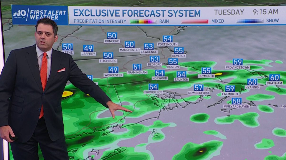 Rainy, Windy Day on Deck in New England – NBC Boston