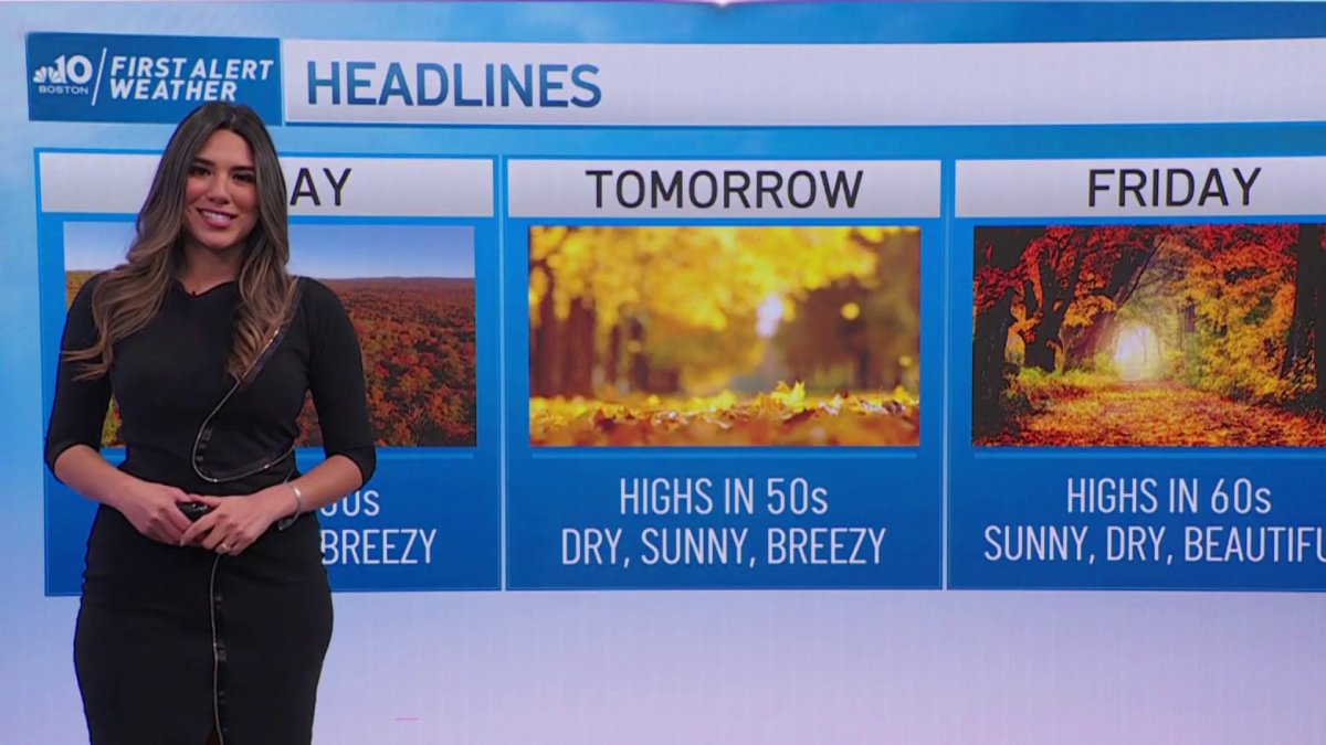 Sunshine With a Breeze Wednesday and Thursday – NBC Boston