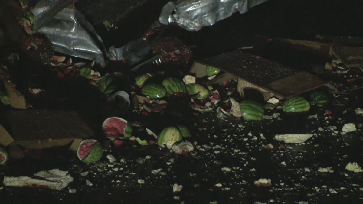 Massive Watermelon Spill on Fall River, MA Highway – NBC Boston