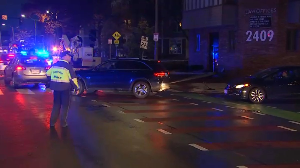 Mass Ave Cambridge Closed After Crash – NBC Boston