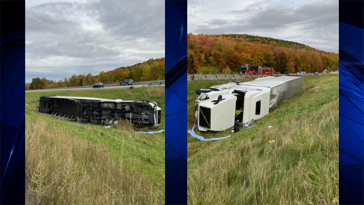 New Hampshire Tractor-Trailer Crash on I-89 – NBC Boston