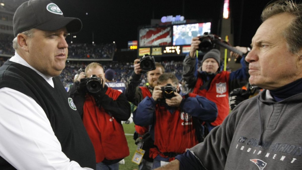 Rex Ryan Lost Patriots-Jets Bet With Tedy Bruschi, Paid Up in Hilarious ...