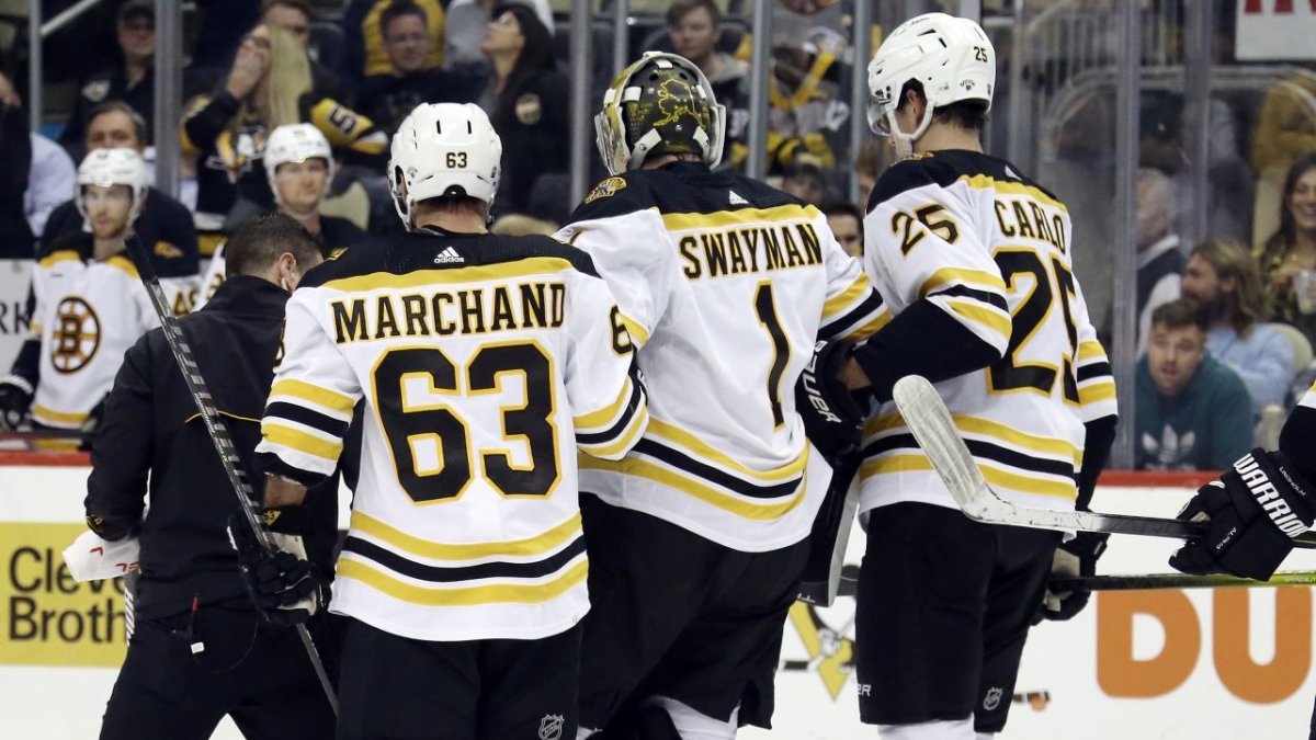 Bruins Give New Update on Goalie Jeremy Swayman’s Lower-Body Injury ...